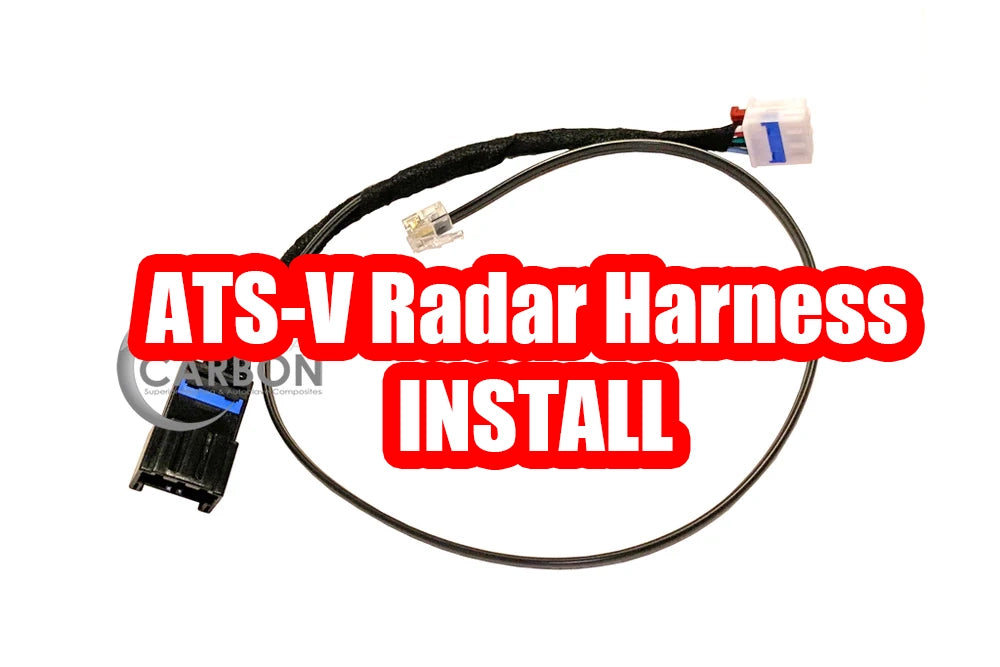 ATS-V Radar Harness Install Instructions – Maverick Man Carbon