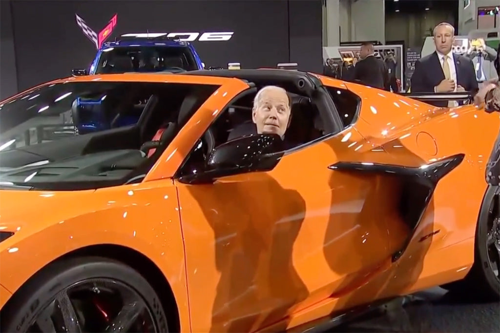 Joe Biden Corvette License Plate
