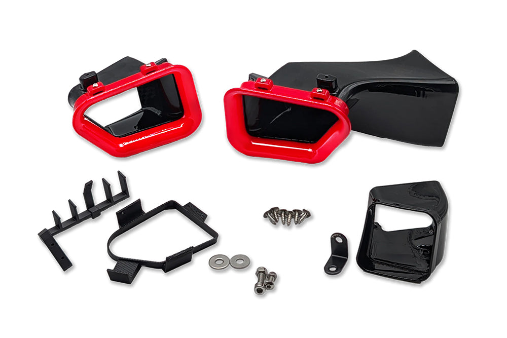 Cadillac ATS-V Dual Big Mouth Ram Air Intake Snorkels – Maverick Man Carbon