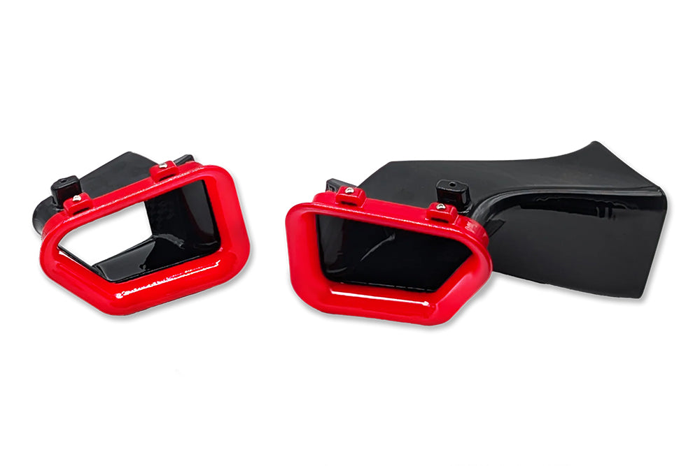 Cadillac ATS-V Dual Big Mouth Ram Air Intake Snorkels – Maverick Man Carbon