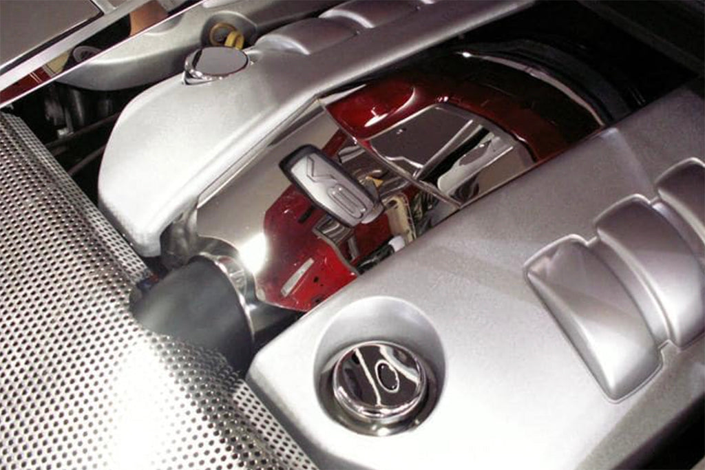 Pontiac G8 Stainless Triple Chrome Oil Cap / Power Steering Cap Covers ...