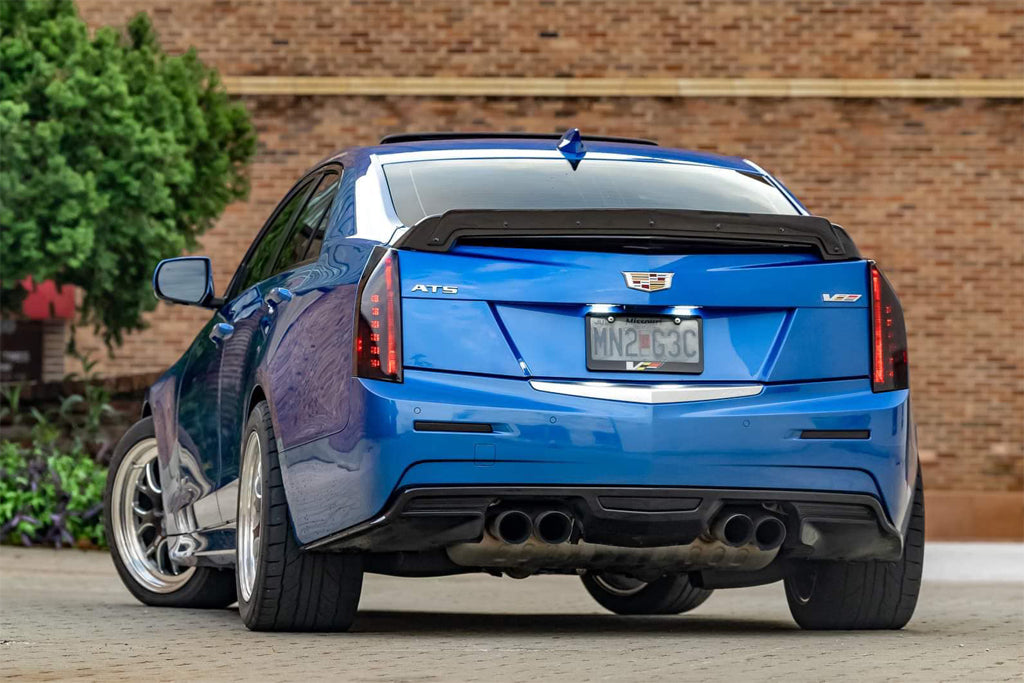 BLEMISHED Carbon Fiber Spoiler w/ Wickerbill for the Cadillac ATS-V Se ...