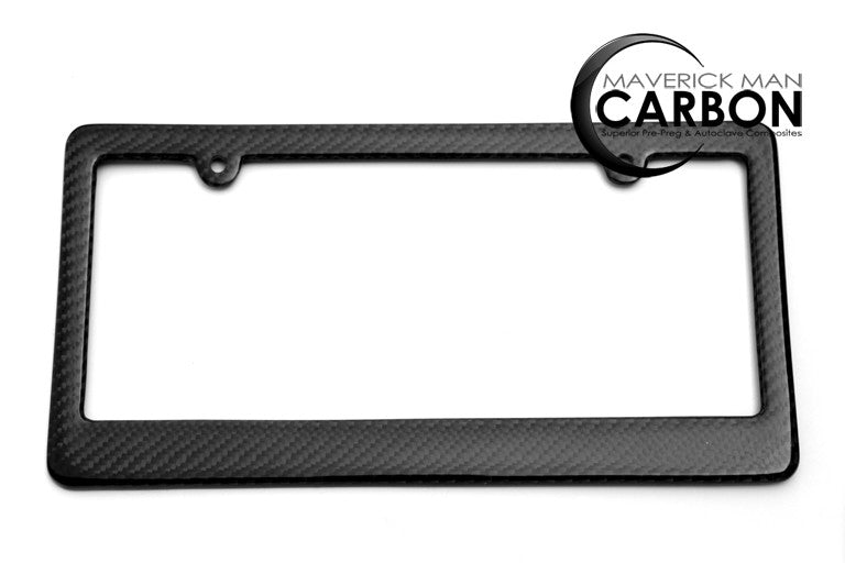 Carbon Fiber License Plate Frame – Maverick Man Carbon