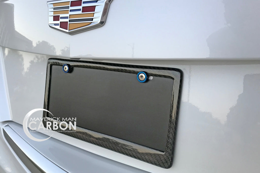 Carbon Fiber License Plate Frame – Maverick Man Carbon